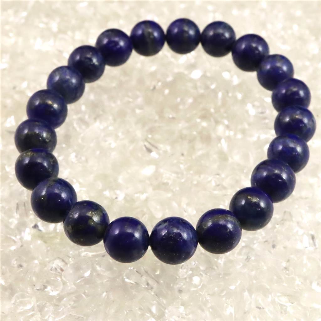 ラピスラズリ Aグレード 9mm玉ブレスレット 25.2g (ID:42280) | 榎本通商